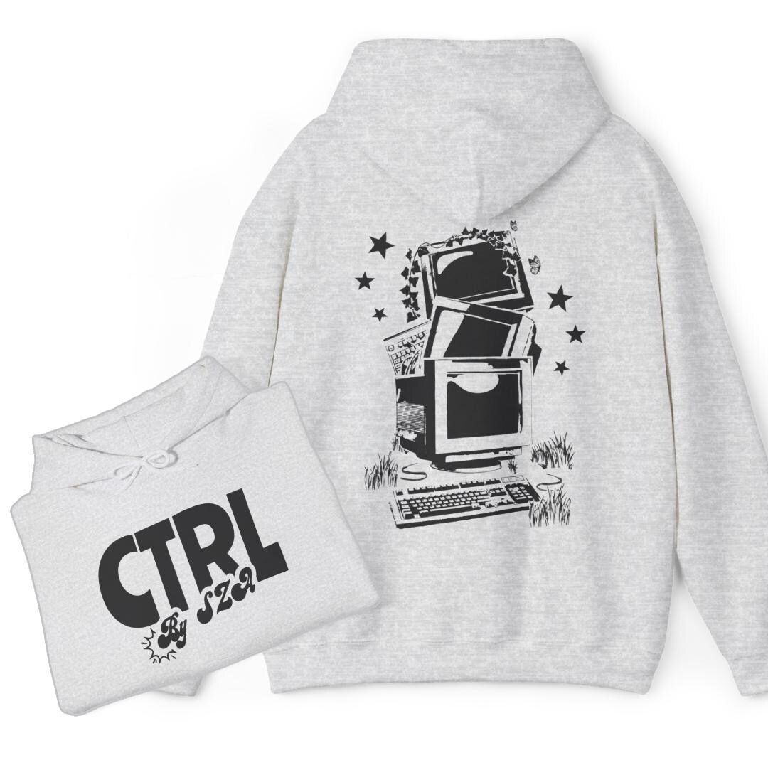 SZA Hoodie, CTRL Album Pullover, R&B Music Merch, Minimalist SZA Fan ...