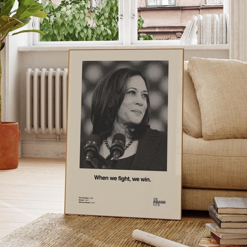 Kamala Harris Wall Poster - Etsy