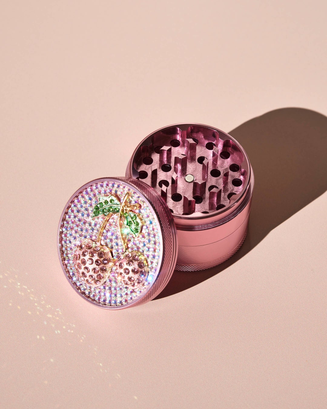 Shiny Cherry Grinder - 63mm Aluminum Grinder - 4-piece Premium Quality ...