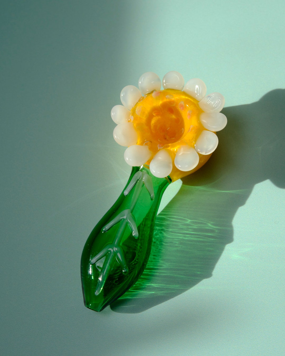 Daisy Pipe - Glass Tobacco Pipe - Beautiful Girly Pipe - Cute Pipe ...
