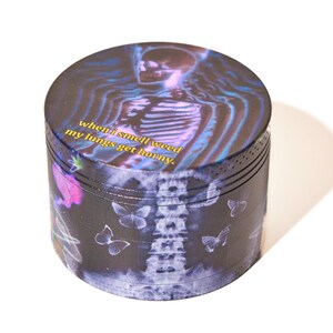 Trippy X-ray Bone Aesthetic Butterfly - 50mm 4-piece Premium Custom ...