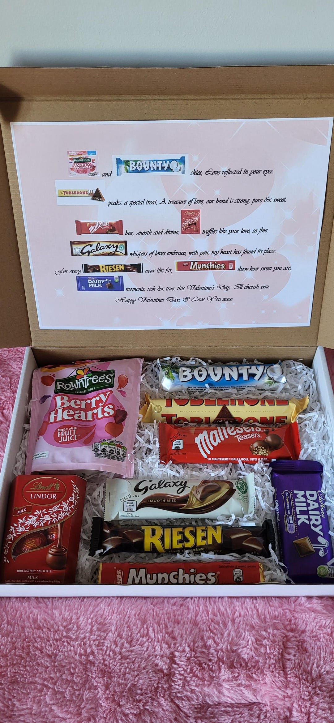 Digital Download Chocolates Gift Box Idea. - Etsy