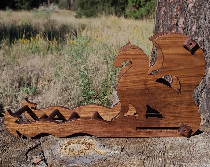 Card / Inkle Weaving Loom, Double Sided Figured Black Walnut, Small Lap ...
