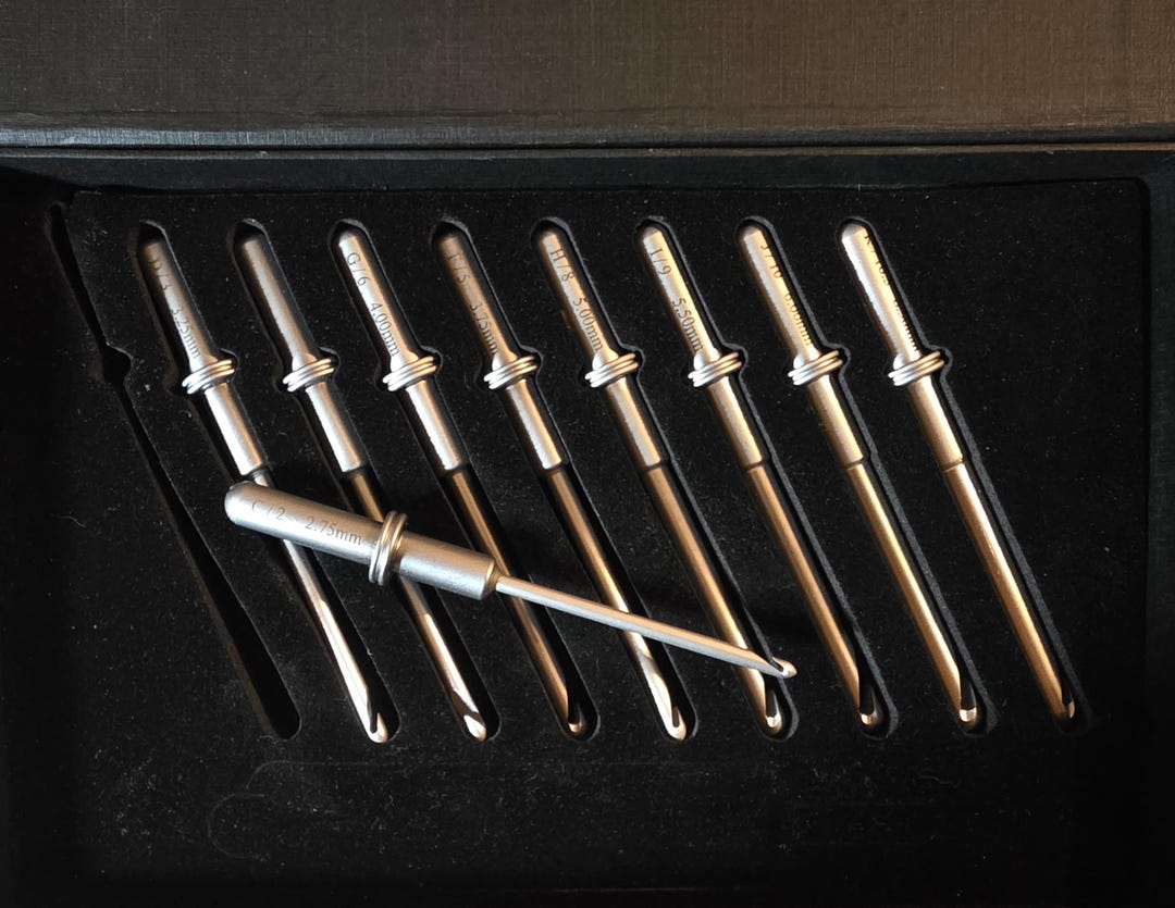Inline Interchangeable Crochet Hooks for Hand Turned Handles - Etsy