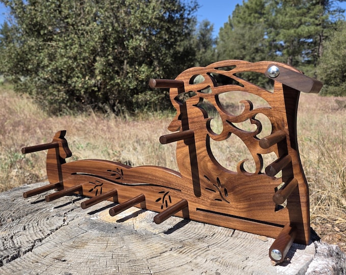 Card / Inkle / Tablet Weaving Loom - Figured Walnut - Stag's Call - Etsy
