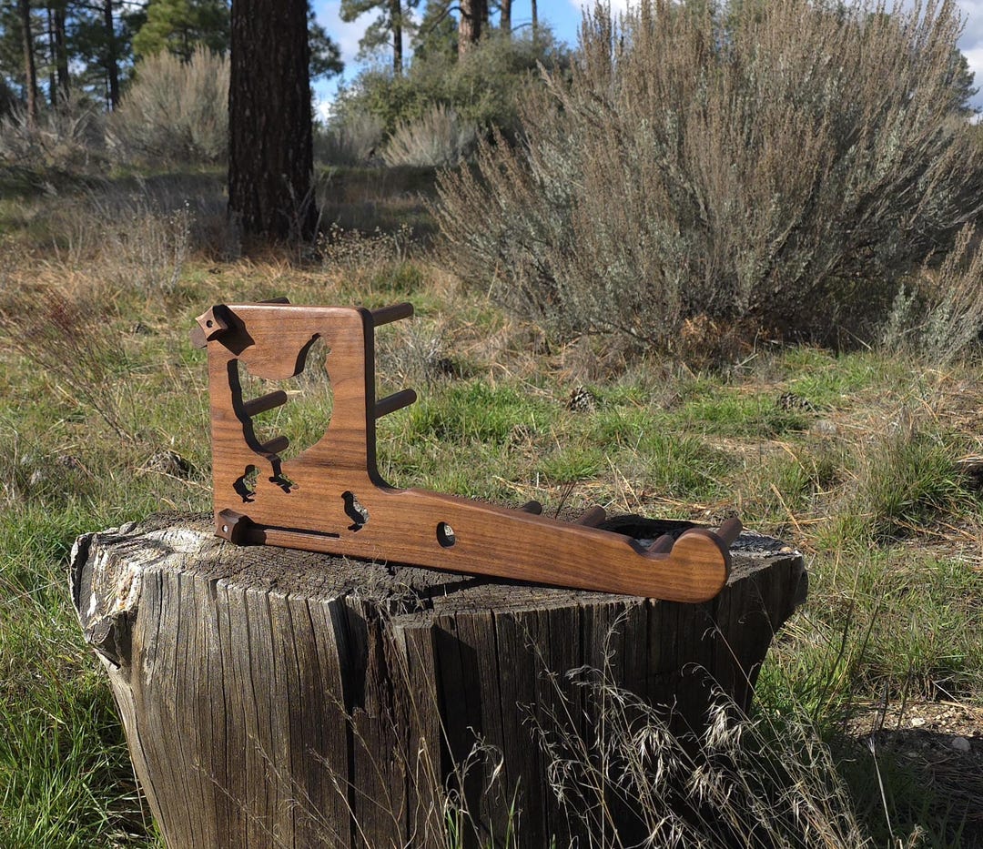 Card / Inkle / Tablet Weaving Loom - Black Walnut - Bawk Bawk, Chicken ...