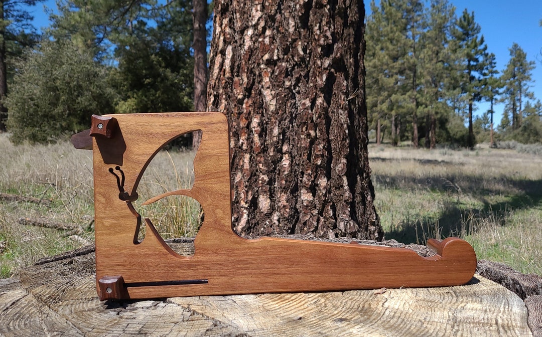 Card / Inkle / Tablet Weaving Loom Figured Black Walnut Flutterby ...