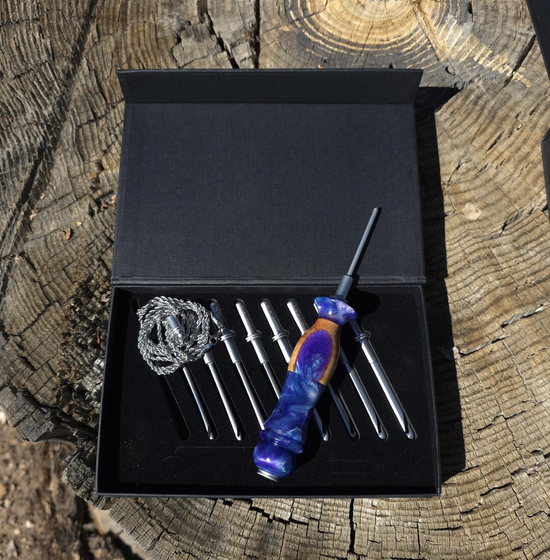 Interchangeable Crochet Hook Necklace Hook / Set, Hand Turned "luscious ...