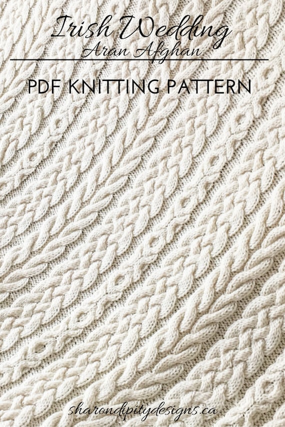 Wedding Afghan Knitting Pattern Clan Aran Knitting Patterns