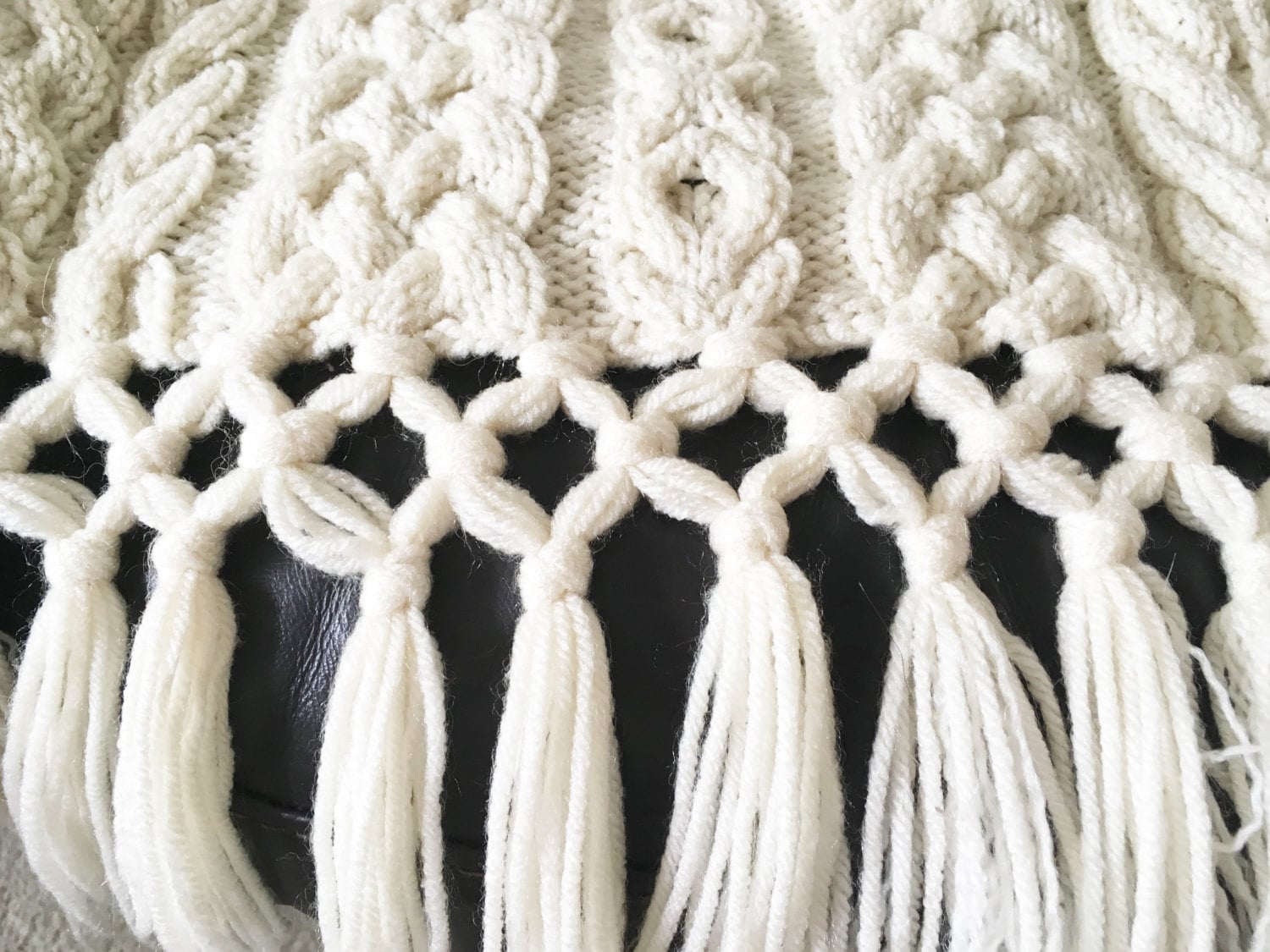 Irish Wedding Aran Afghan, Knit Afghan, Aran Afghan, Knitting Pattern ...