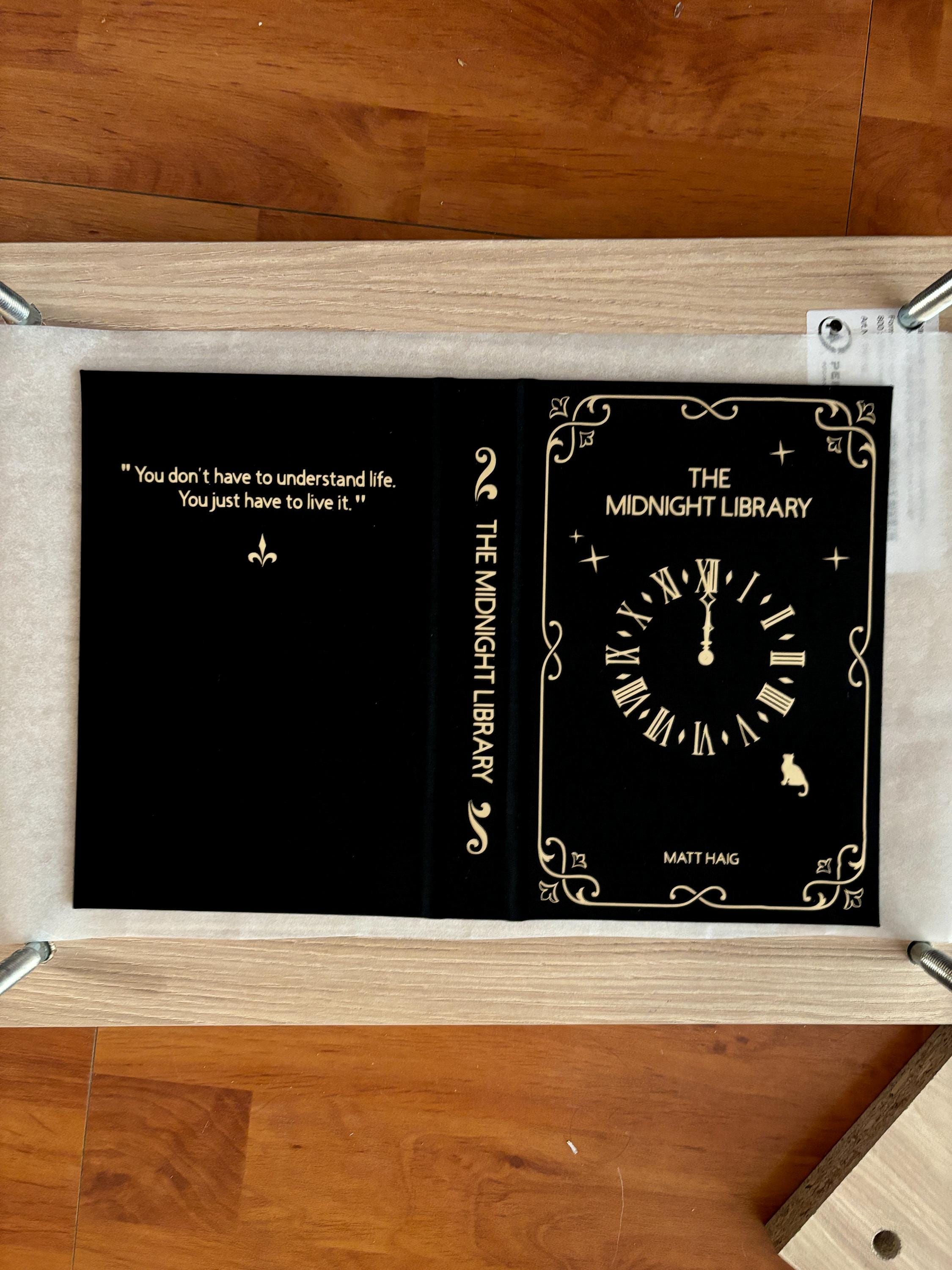 Custom Rebind of the Midnight Library (black Edition) - Etsy