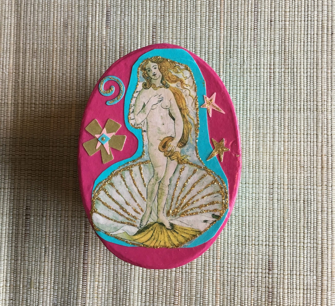 Decoupage Birth of Venus Gift Box - Etsy