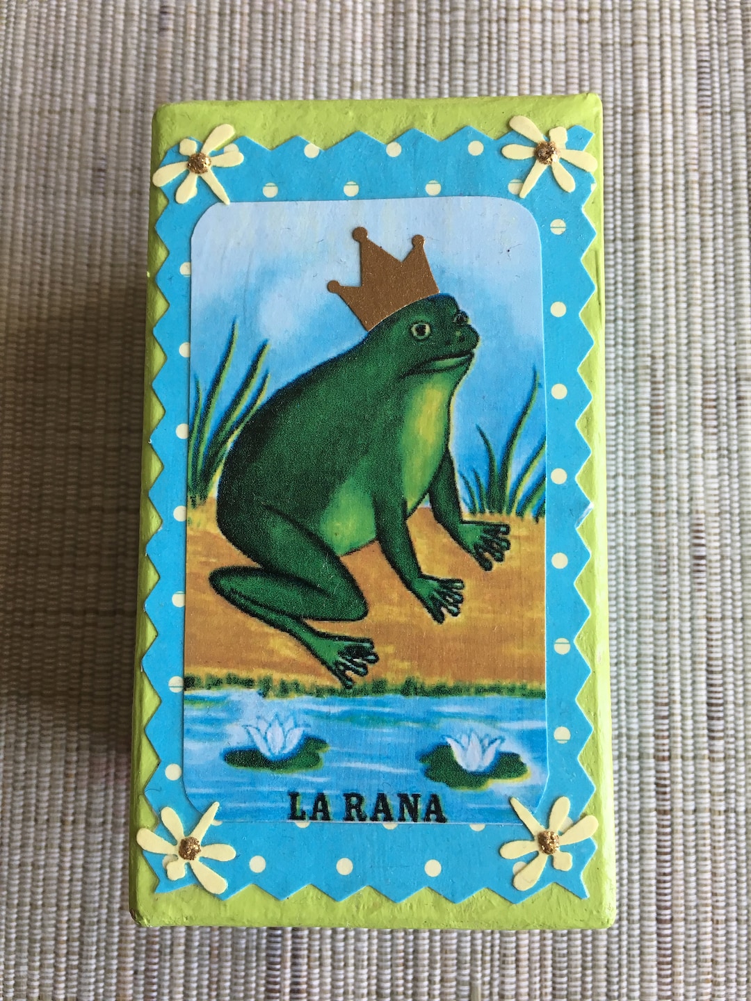 Loteria Decoupage La Rana Frog Giftbox - Etsy