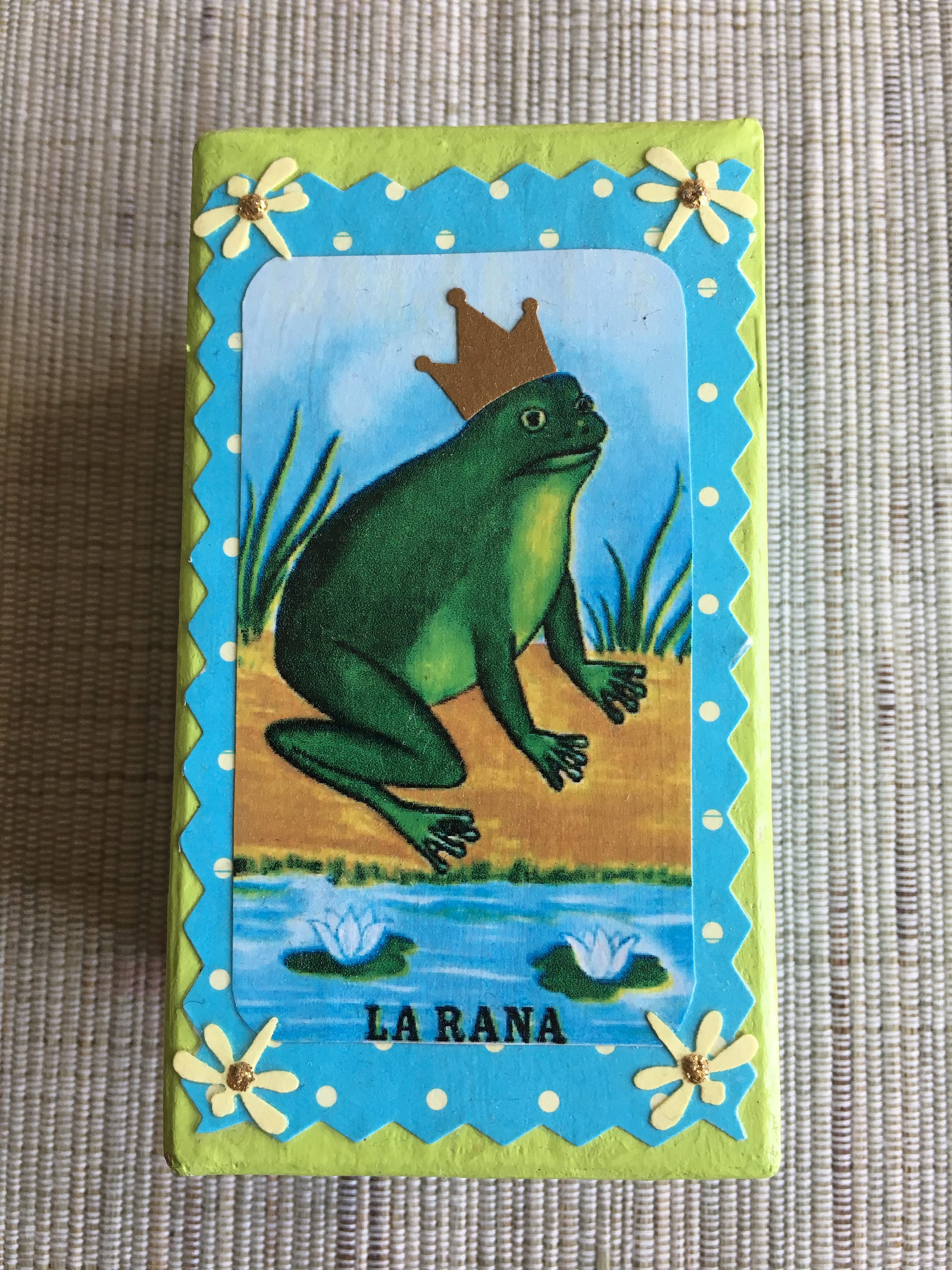 Loteria Decoupage La Rana Frog Giftbox - Etsy