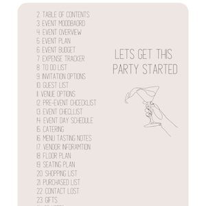 Ultimate Event Planner - 25 Printable Pages | PLR Rights Included for ...