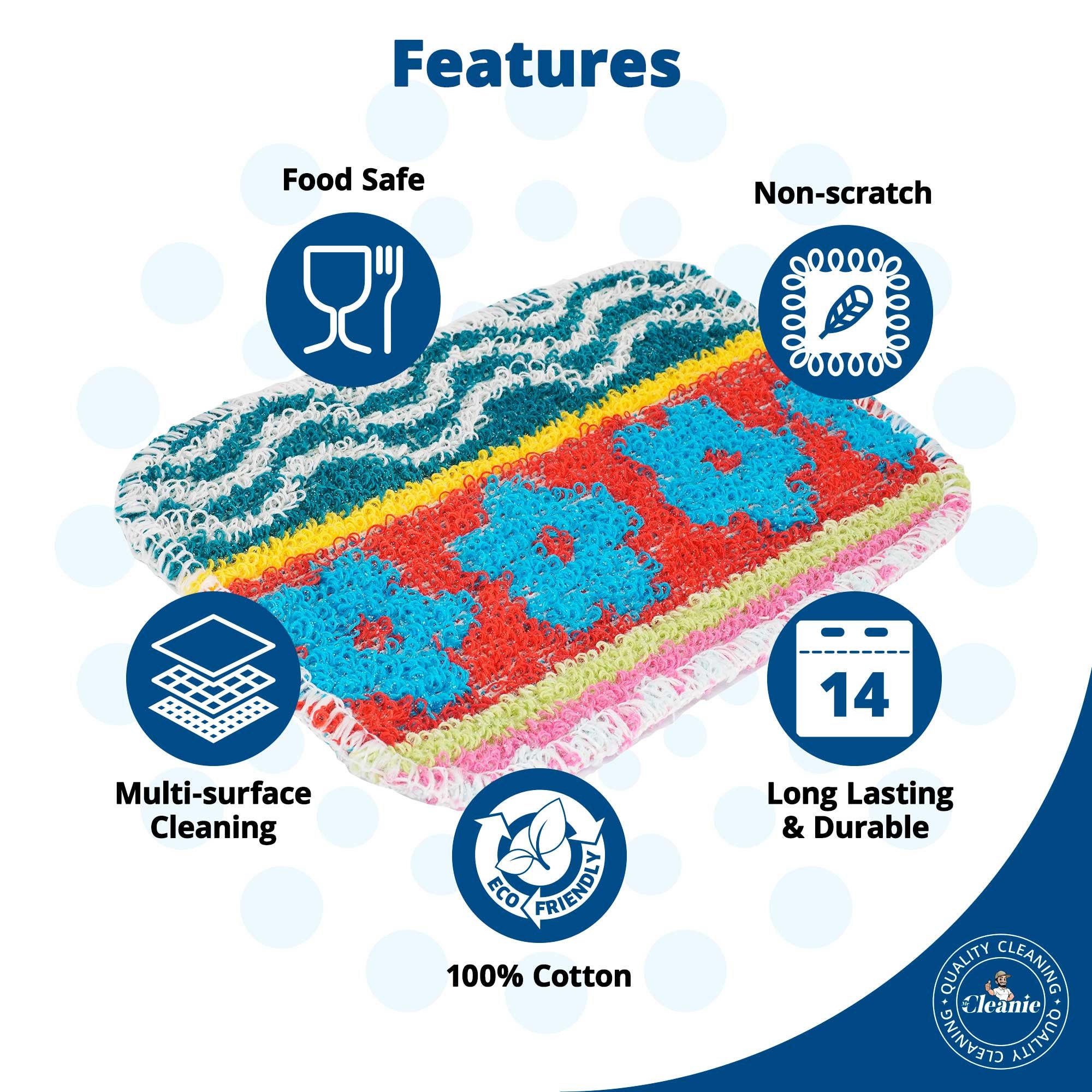 Scrub Cloth ( 3 Pack ). Non - Scratch Scourer. - Etsy