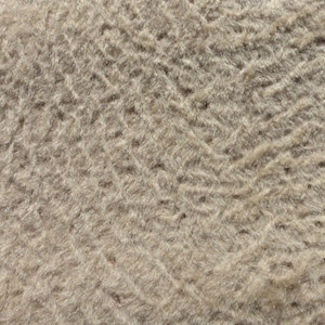 Sheepskin Shearling Leather Hide Natural Ultrathin Ripple Hair W ...