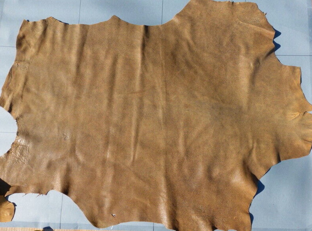 Lambskin Sheepskin Sheep Leather Hide Classic Camel Brown Vintage ...