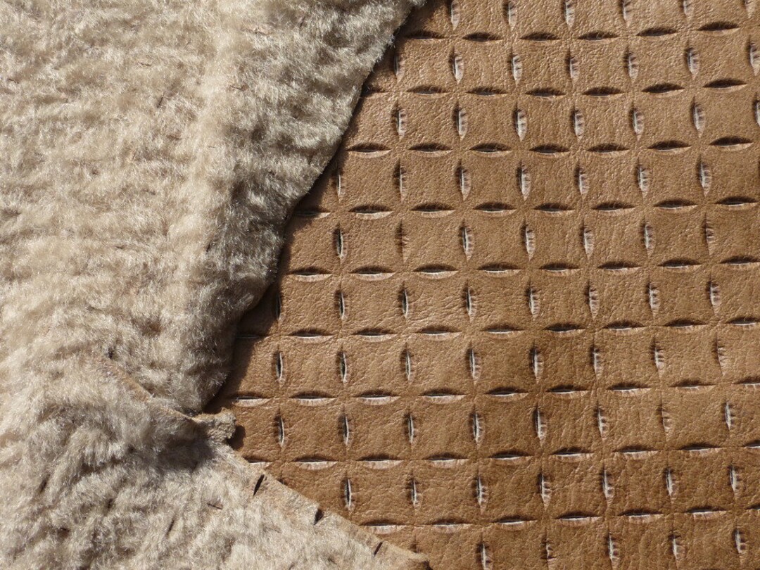 Sheepskin Shearling Leather Hide Natural Ultrathin Ripple Hair W ...