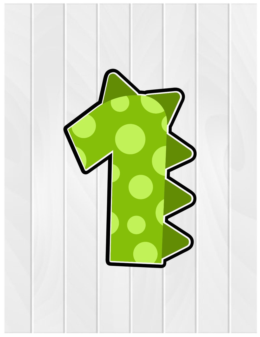 Cookie Cutter DINOSAUR NUMBER 1 2" 2.5" 3" 3.5" 4" 4.5" 5" 3D Printed ...