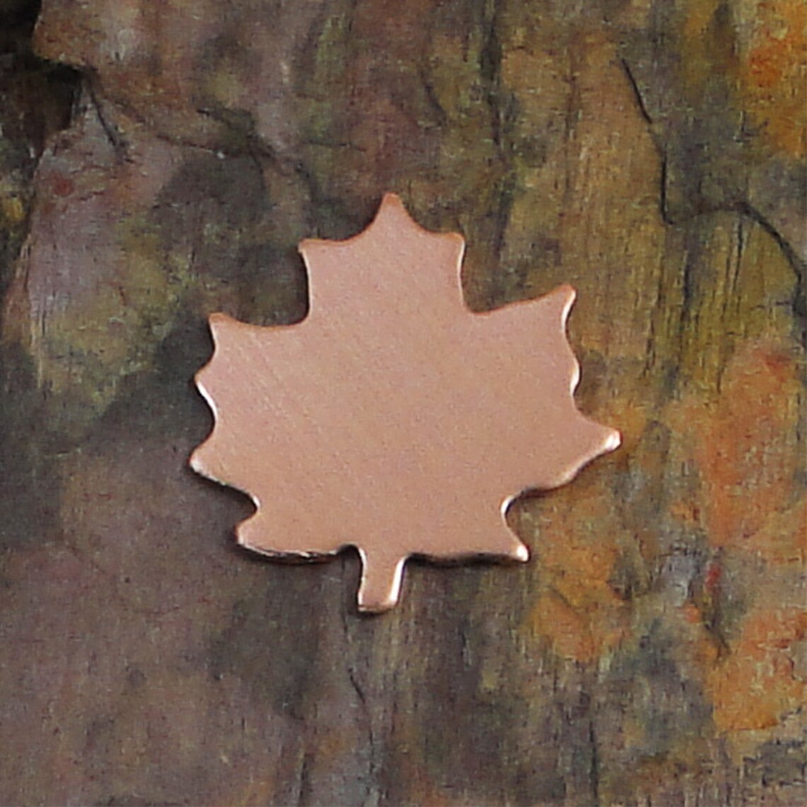 5 Deburred 18G Copper 1 X 1 Maple Leaf Stamping - Etsy