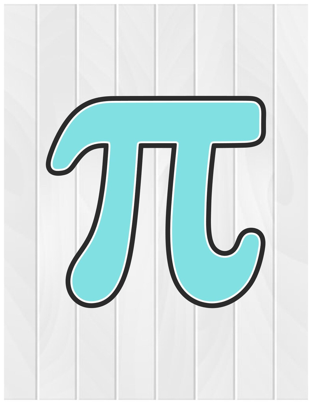 Cookie Cutter PI #1 2" 2.5" 3" 3.5" 4" 4.5" 5" 3D Printed PLA Food ...