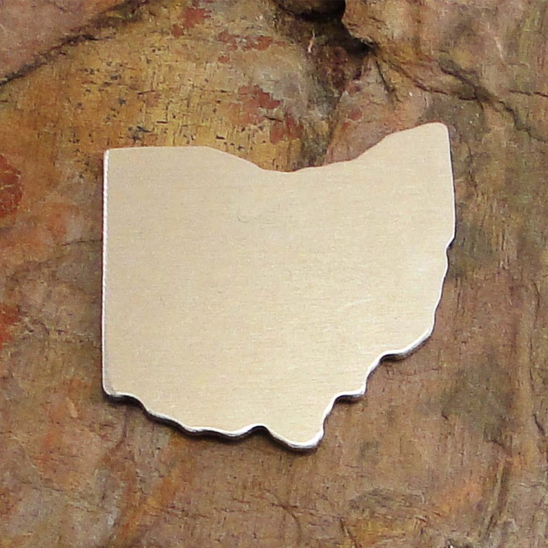 1 1/4" LARGE OHIO Stamping Blanks 18G 20G 24G Aluminum Brass Copper ...