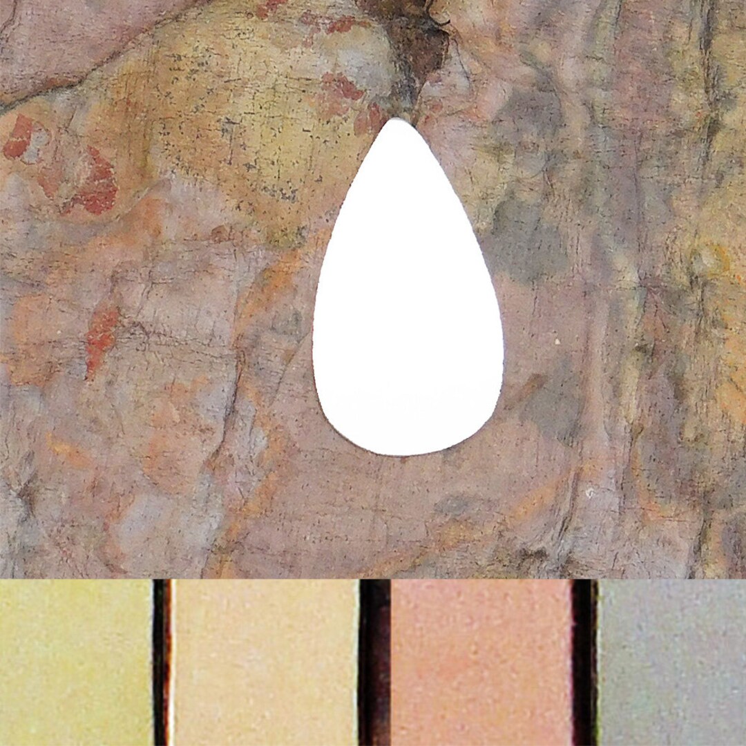 1 1/4" LONG TEARDROP 10 Qty Stamping Blanks 18G 20G 24G Aluminum Brass ...