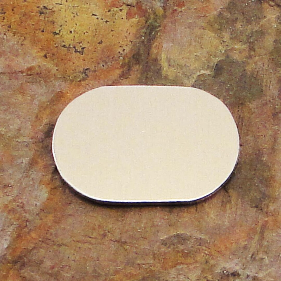 5 Deburred 1" FAT OVAL *choose Your Metal* Aluminum Brass Copper ...