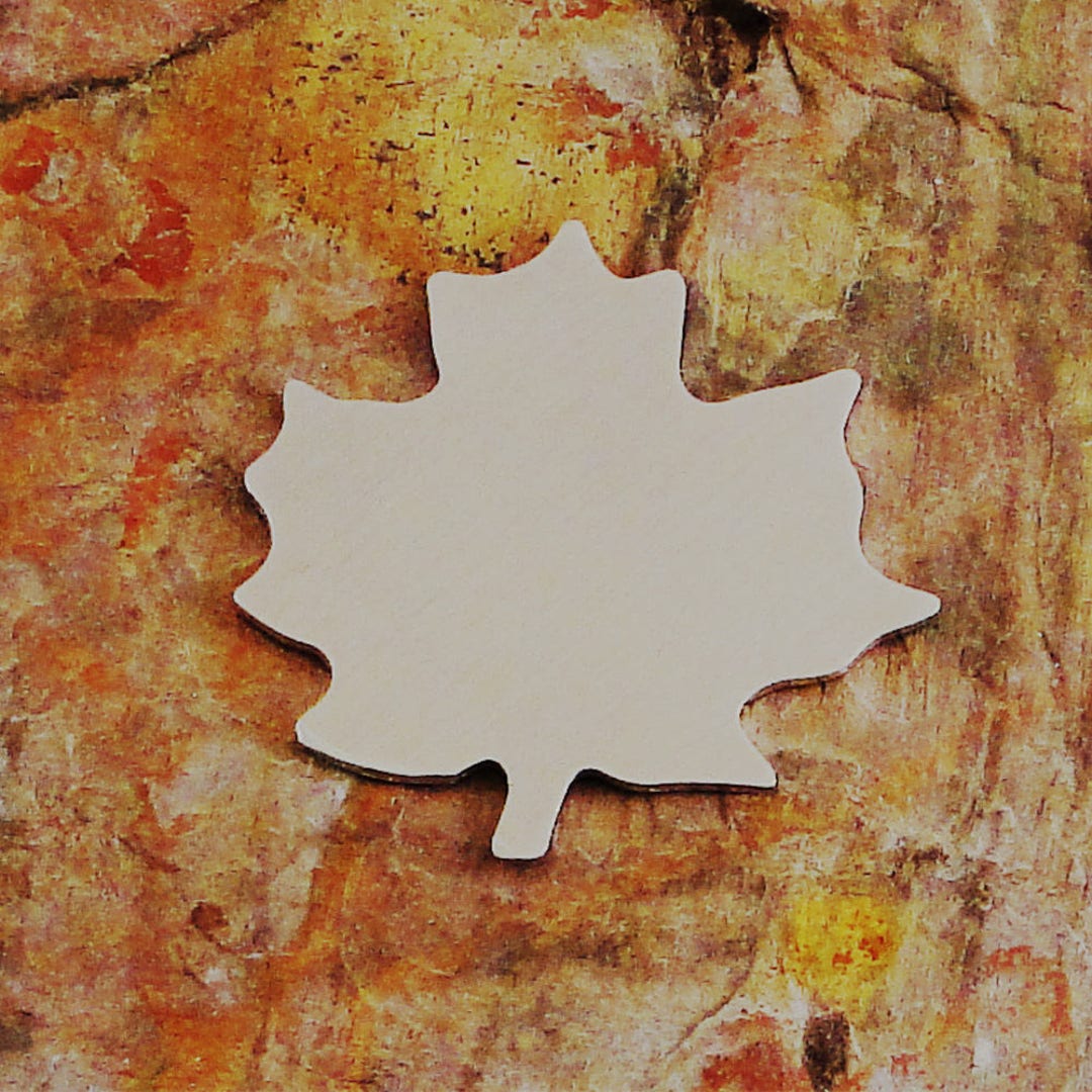 MAPLE LEAF Stamping Blanks 10 Qty 1 7/16" *choose Your Metal* Aluminum ...