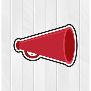 Cookie Cutter CHEER MEGAPHONE #1 2" 2.5" 3" 3.5" 4" 4.5" 5" 3D Printed ...