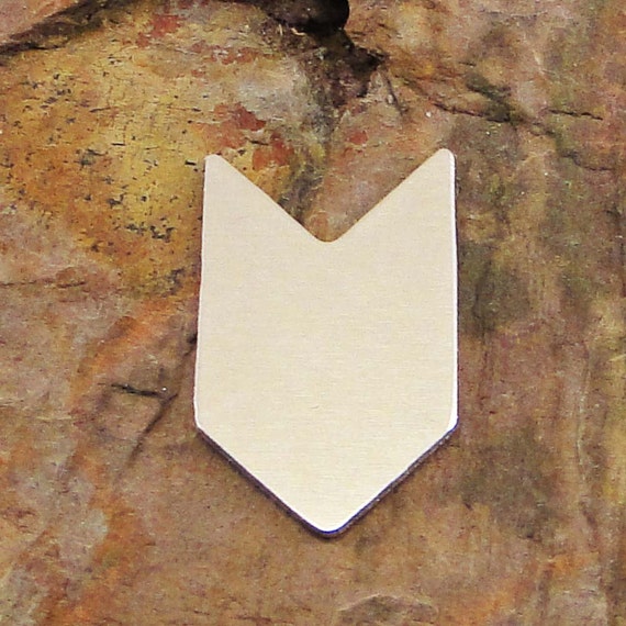 20 Deburred 1 1/4 TALL CHEVRON choose Your Metal | Etsy