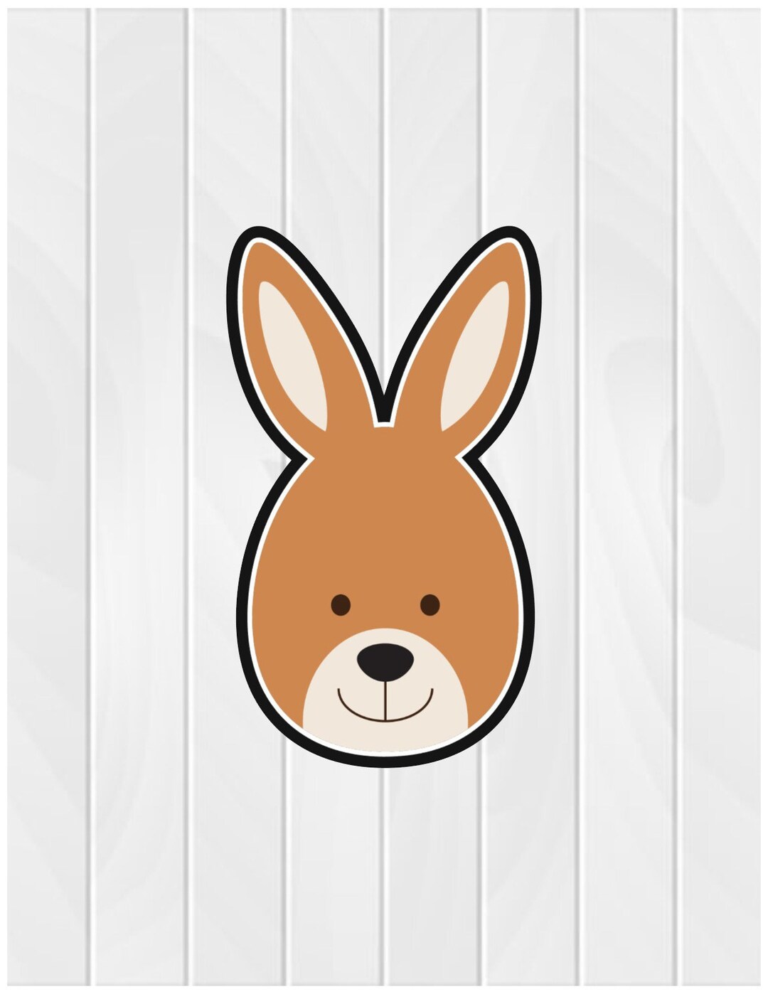 Cookie Cutter KANGAROO #1 2" 2.5" 3" 3.5" 4" 4.5" 5" 3D Printed PLA ...