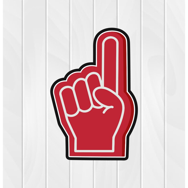 Number 1 Foam Finger - Etsy