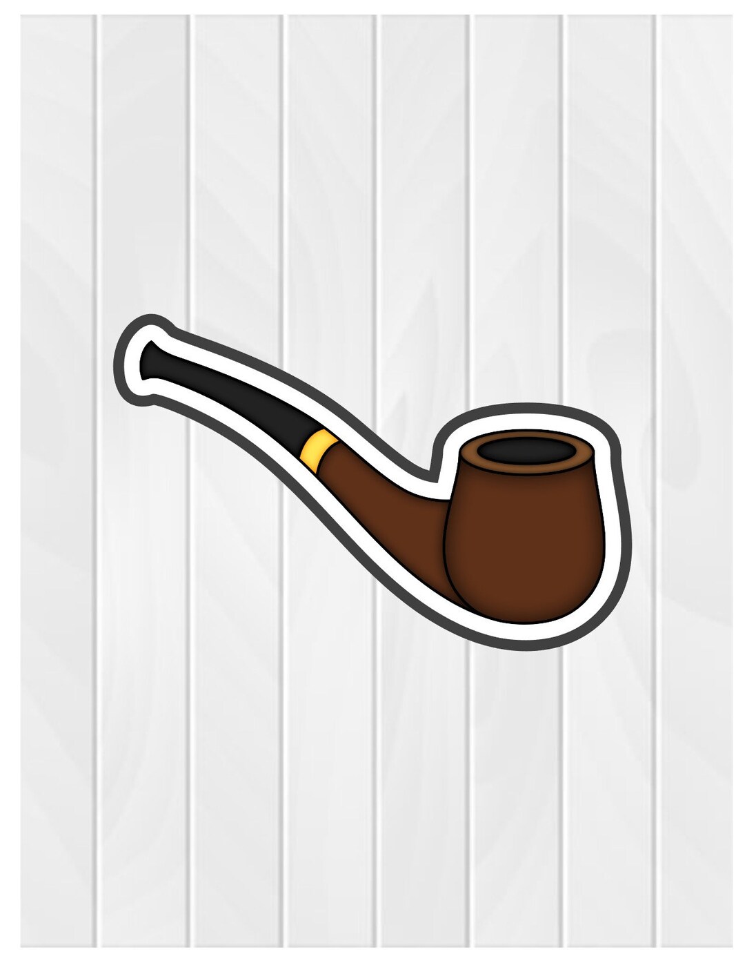 Cookie Cutter PIPE #1 2" 3" 4" 5" 3D Printed PLA Food Shapes Fondant ...