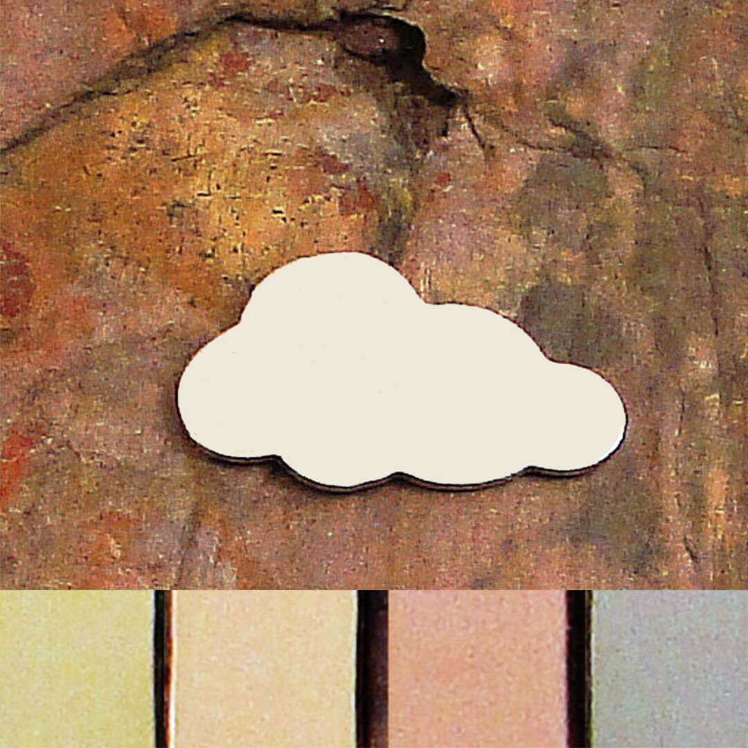 1 1/4" LARGE CLOUD Stamping Blanks Aluminum Brass Bronze Copper 18G 20G ...