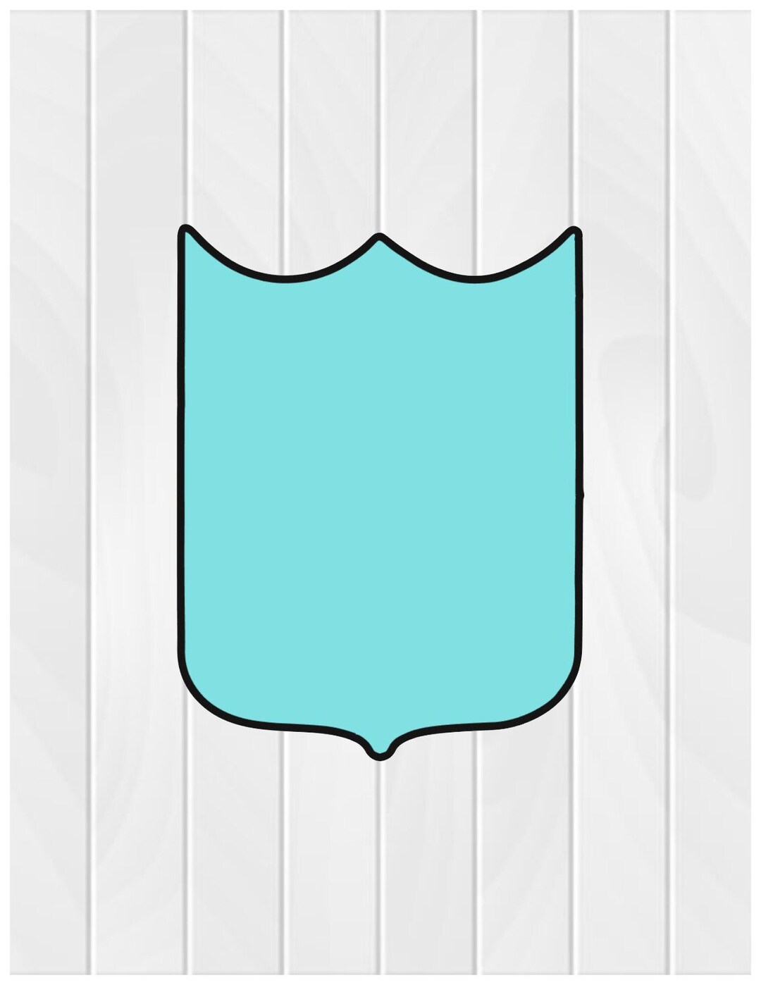 Cookie Cutter RODEO TAG #1 2" 2.5" 3" 3.5" 4" 4.5" 5" 3D Printed PLA ...