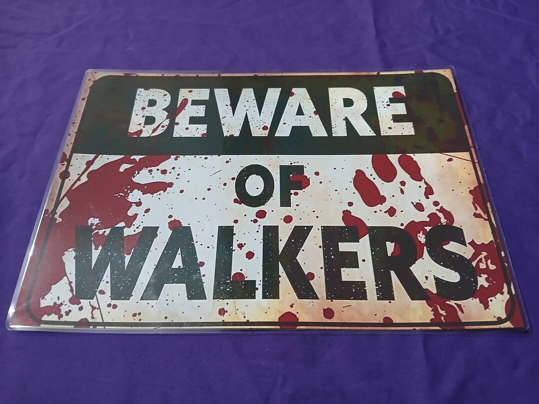 Funny and Rude A4 Poster Beware of Walkers - Etsy