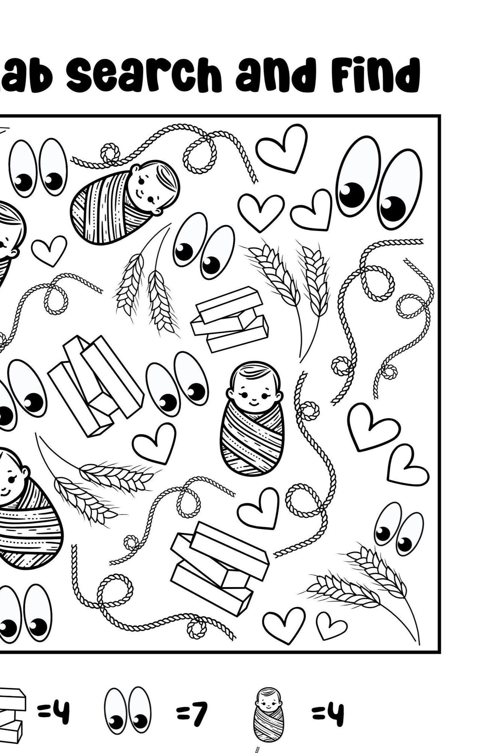 Rahab Bible Story Worksheets for Sunday School, Children's Church, and ...