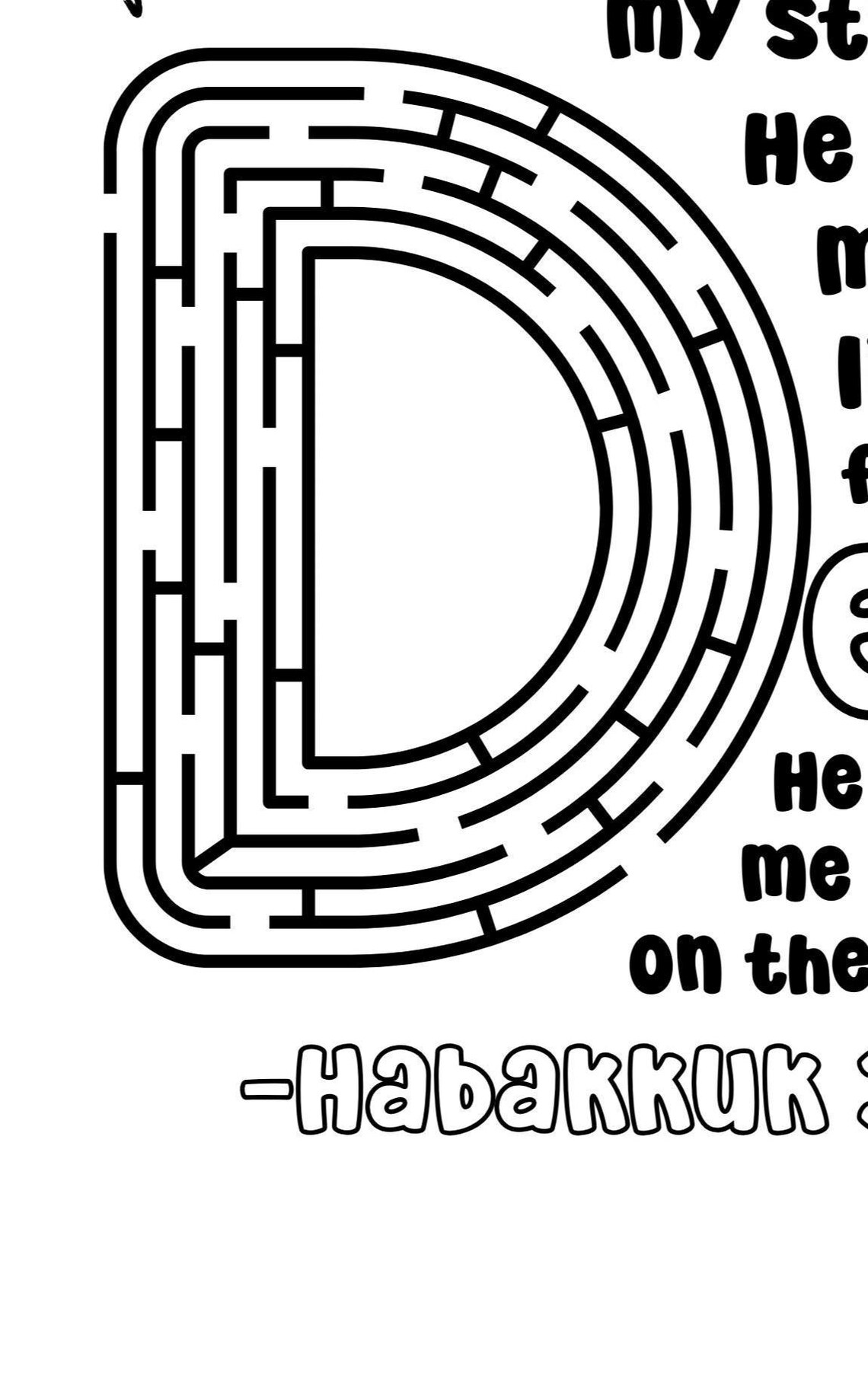 Habakkuk Worksheet Bundle: Sunday School Activities (digital Download ...