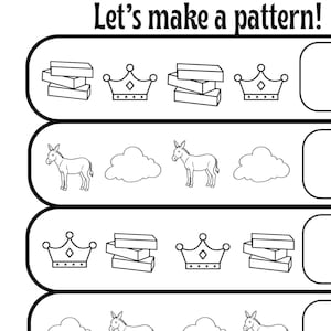 Zechariah Preschool Activity - Prek - Bible Craft - Digital Download - Etsy