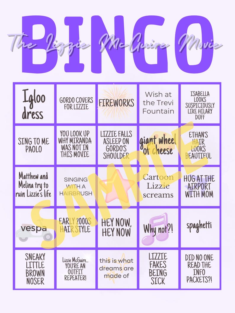 The Lizzie Mcguire Movie Inspired Bing - Digital Download - Play While ...