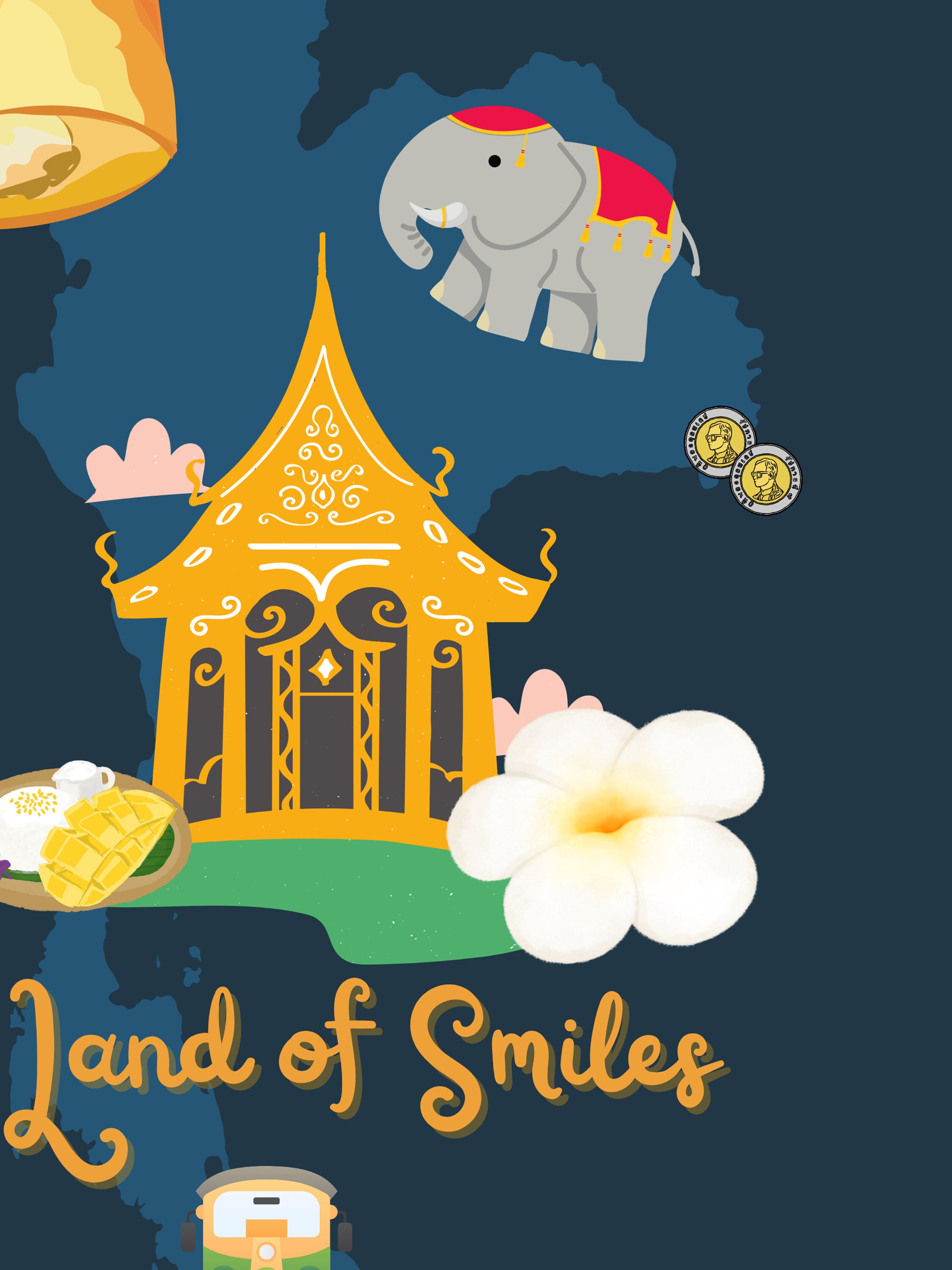 Land of Smiles Thailand Digital Download - Etsy