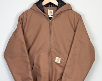 Carhartt Pink Hooded Jacket - S - Etsy Carhartt Pink Hooded Jacket - S - Etsy