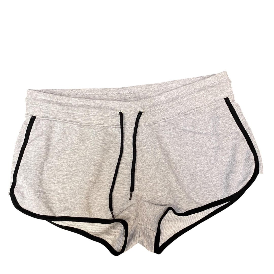 Running Sprinter Shorts Womens Large Grey Heather Drawstring Waist ...