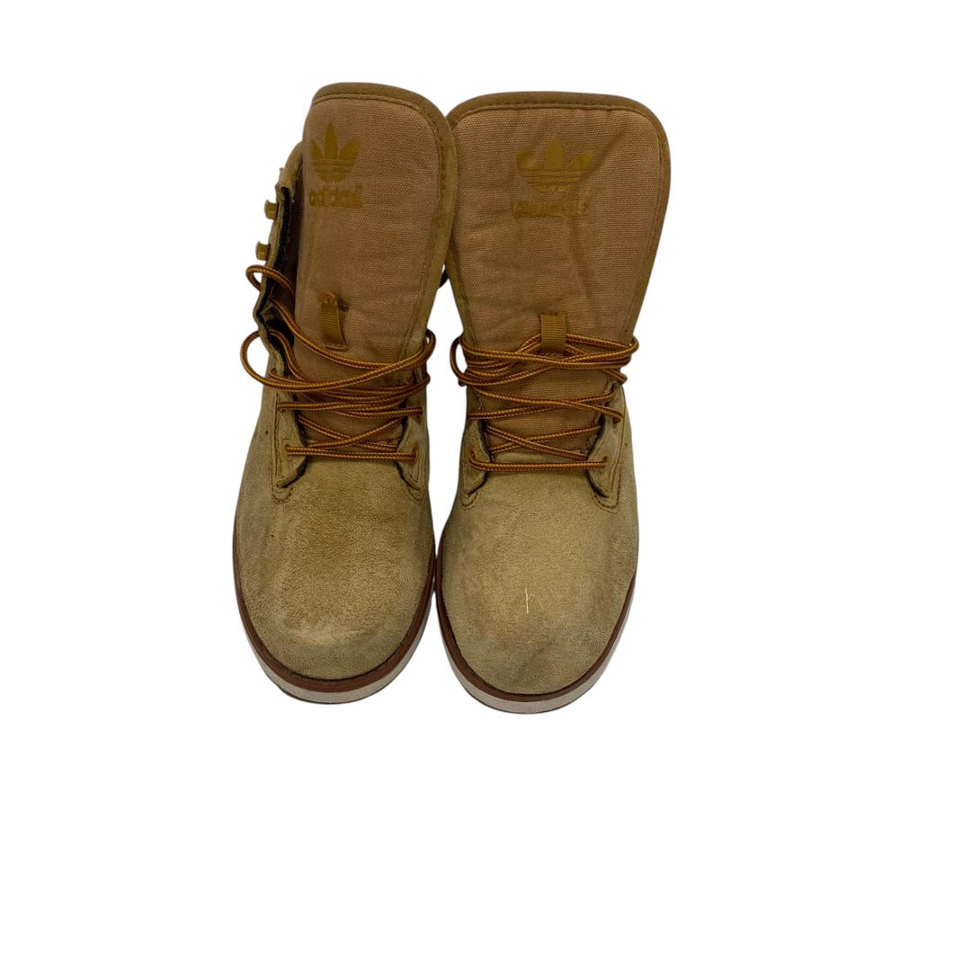 Adidas Originals Adi Navvy Boots Men's UK 6 Wheat Suede High Top Herren ...