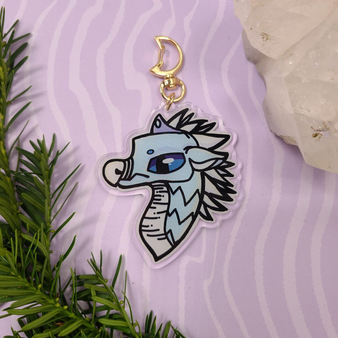 Wings of Fire Winter Keychain/jade Winglet Keychain - Etsy