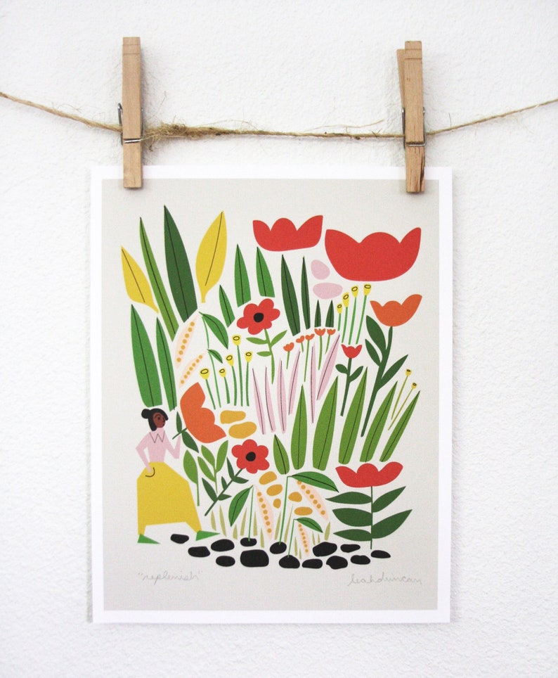 Replenish Print - Etsy