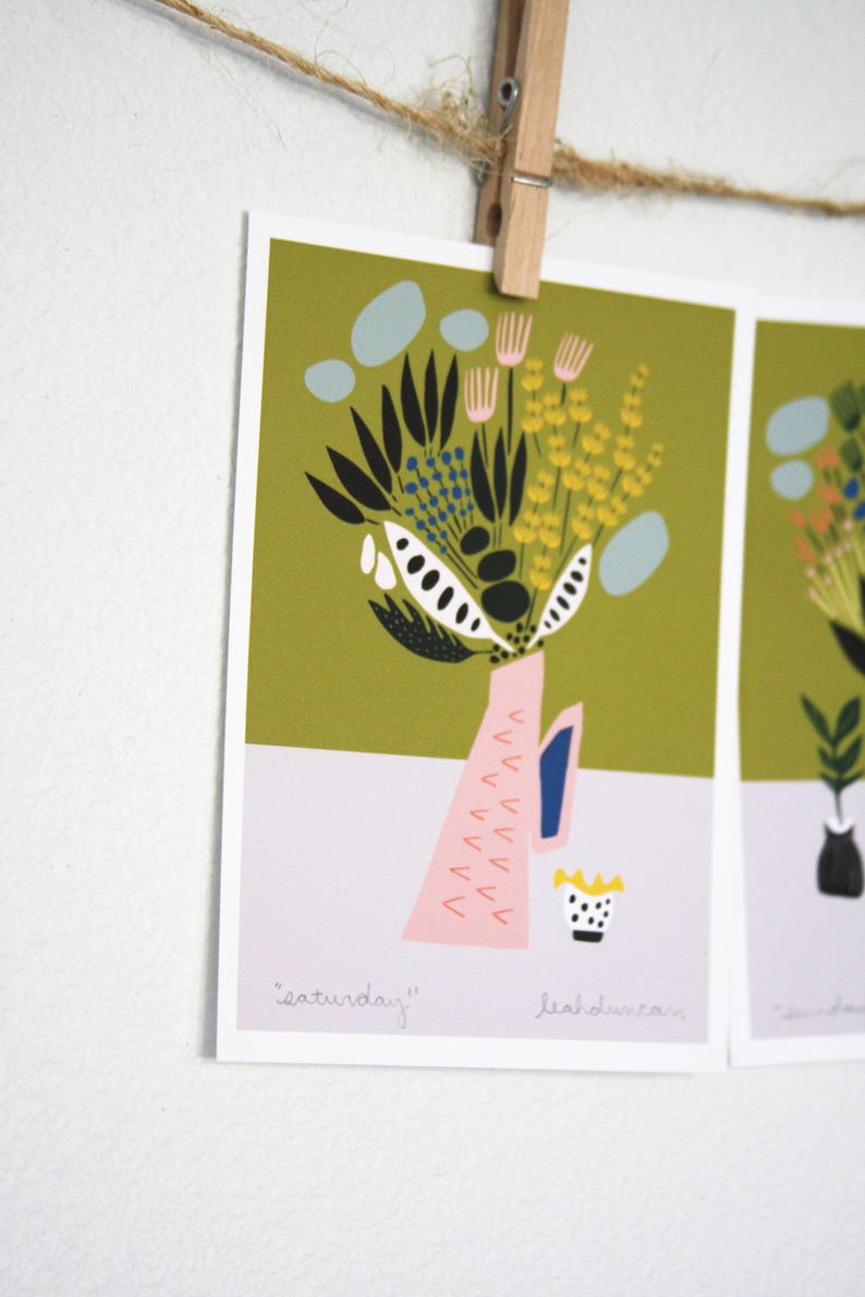 Saturday and Sunday Still Life Set - Etsy