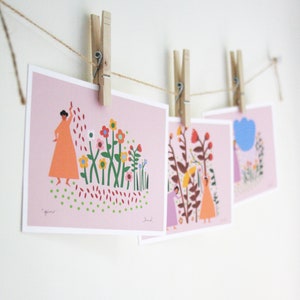 Mother Nature Set - Rain, Grow, Gather - Etsy